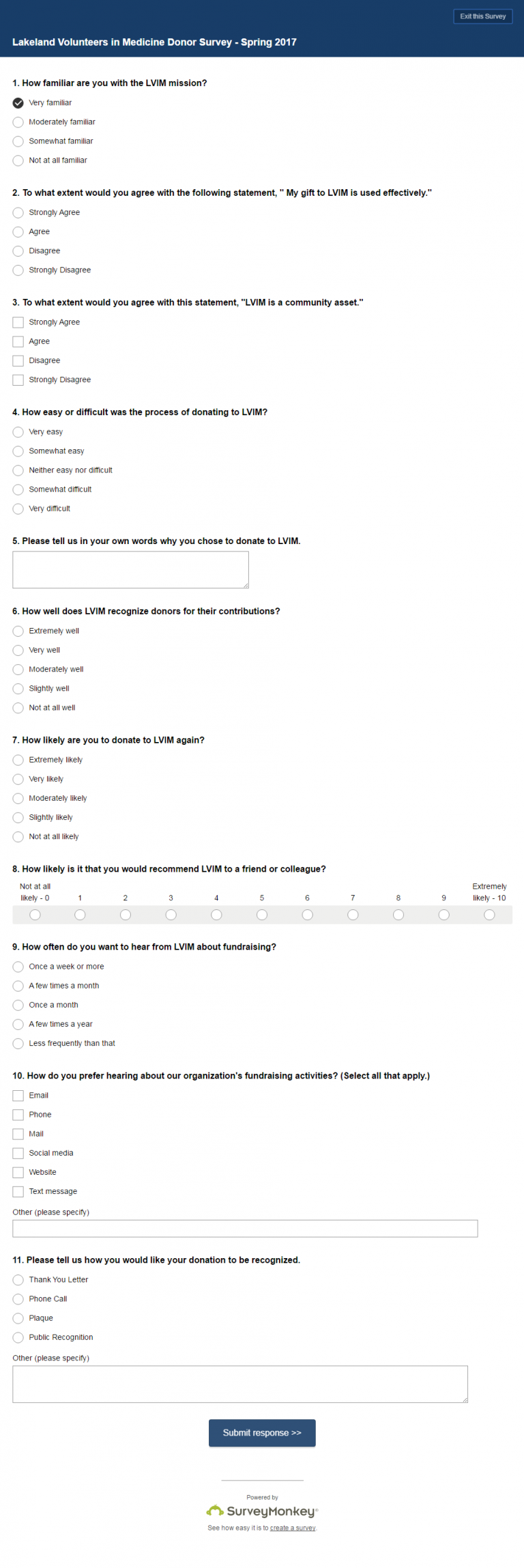 They used SurveyMonkey to create their survey. You can get set up with ...