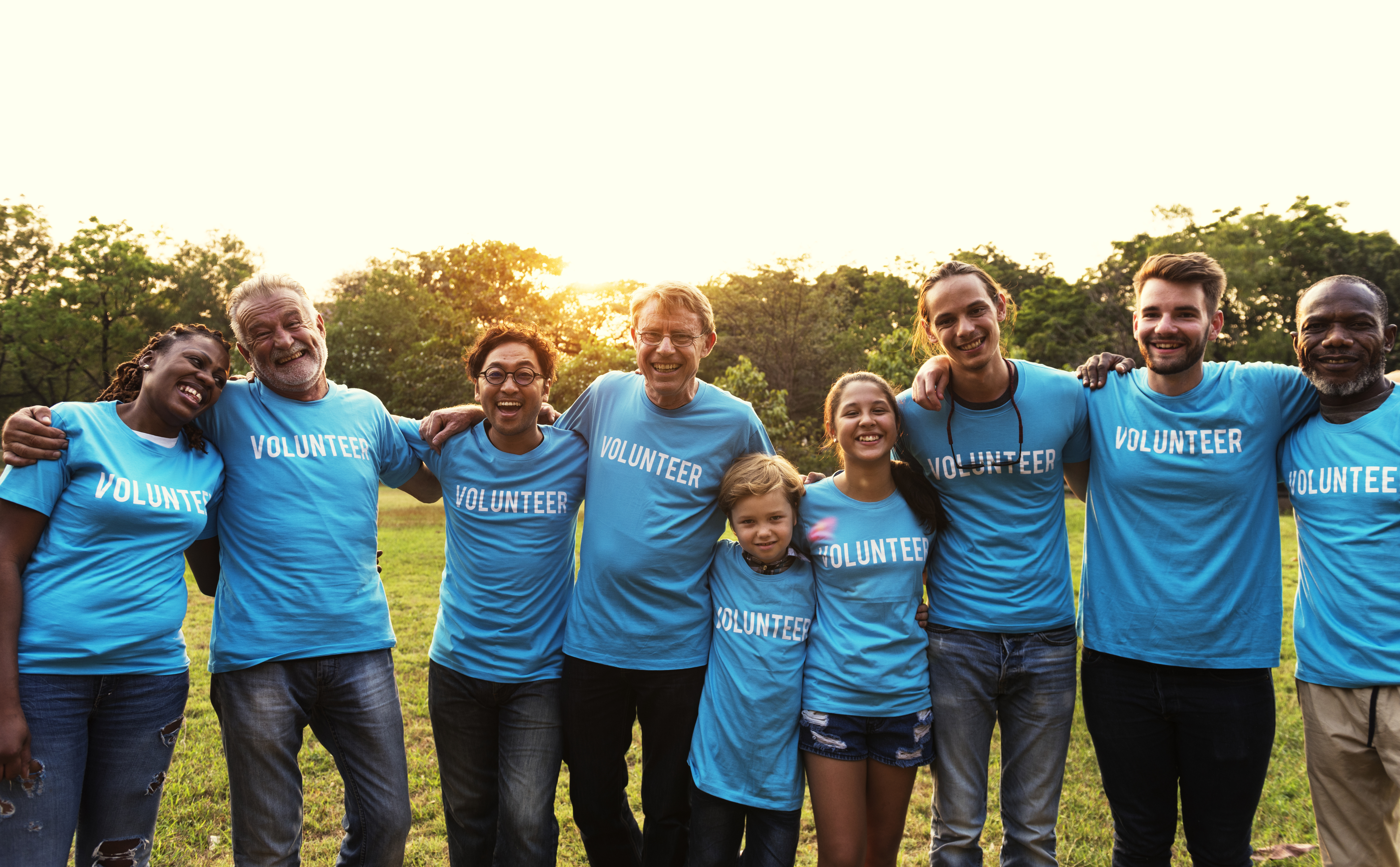 People Volunteering Images