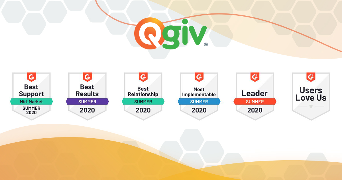 Qgiv Named Fundraising Technology Leader by G2 Summer Report