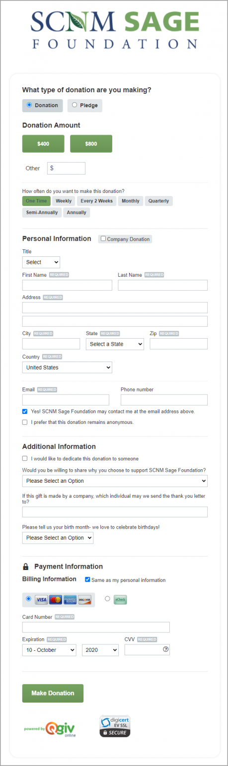 Donation Form Makeover: Before & After - Qgiv Blog
