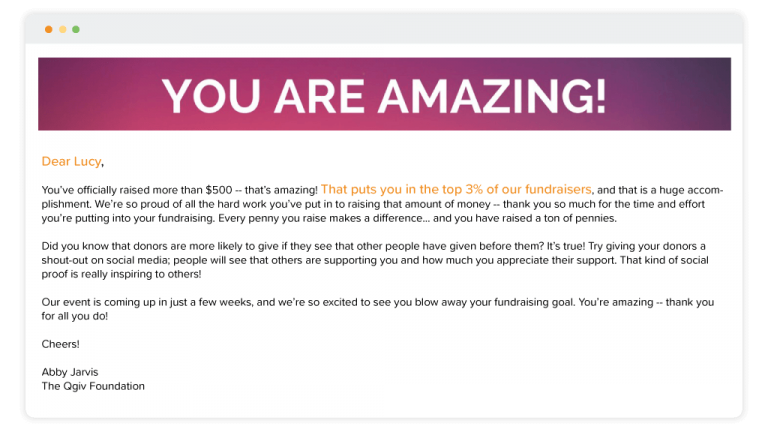 Peer-to-Peer Fundraising Email Templates (+ Fundraiser Engagement Tips ...