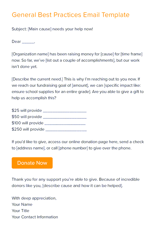 6 Amazing Tips For Asking For Donations With Emails Fundraising Blog 