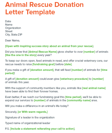 Fundraising Letters: The Ultimate Guide [Free Templates] - Fundraising ...