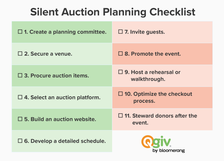 How to Run a Silent Auction: 11 Essential Planning Steps